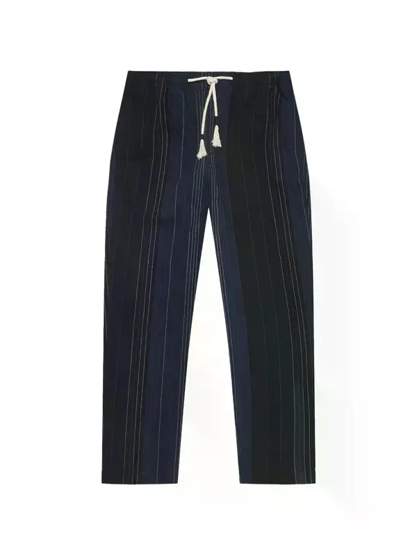Orlebar Brown Sonoran Velo Stripe-pattern Trousers - Blue