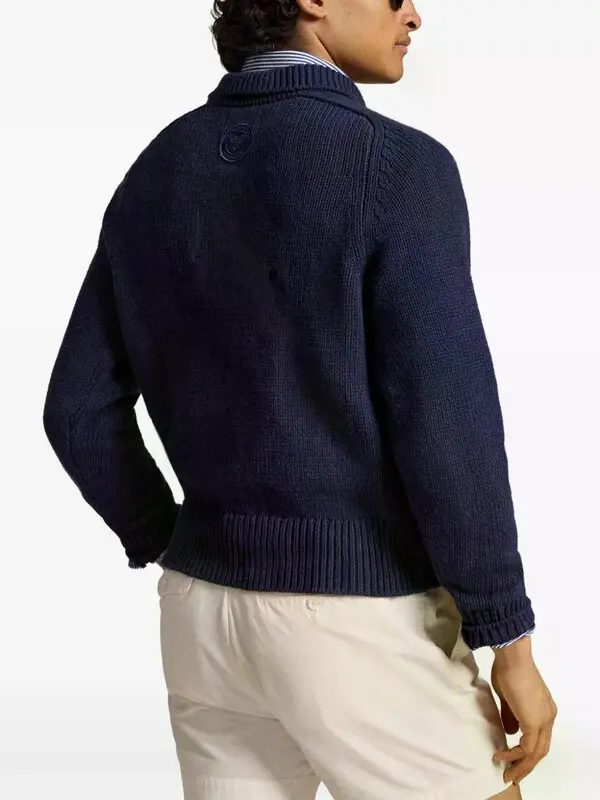 Polo Ralph Lauren Embroidered Cotton Polo Sweater