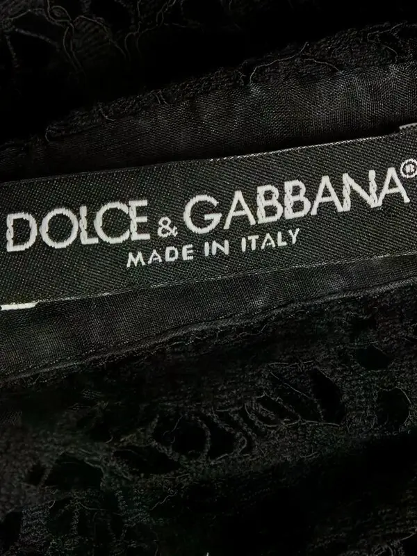 Dolce & Gabbana Floral Lace Button-up Shirt