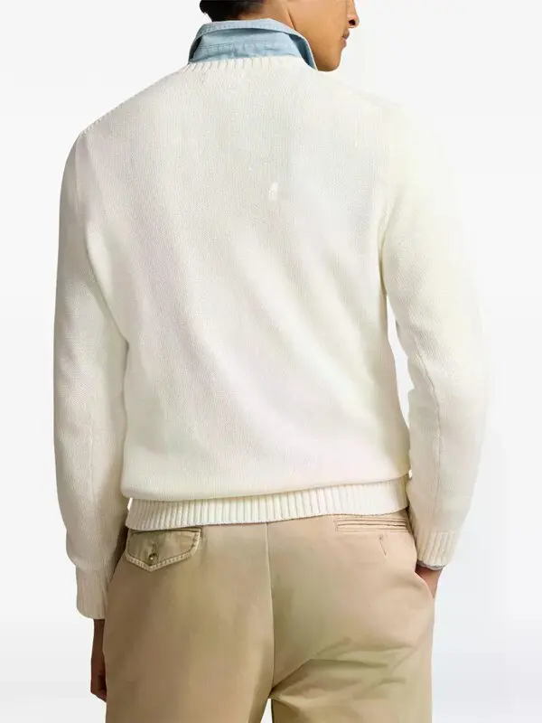 Polo Ralph Lauren Embroidered Logo Crew Neck Sweater