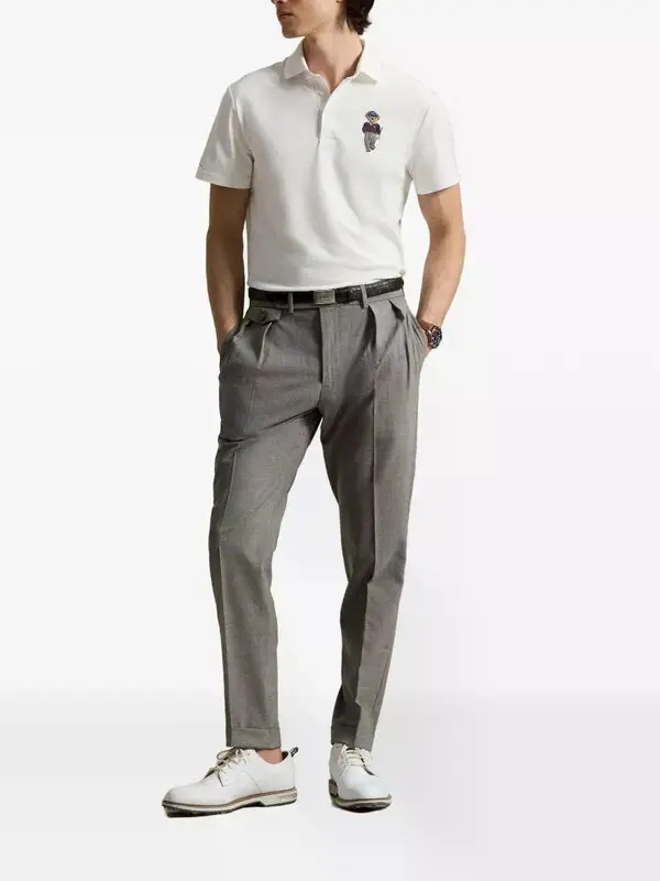 Rlx Ralph Lauren Polo Bear Short-sleeve Polo Shirt - White