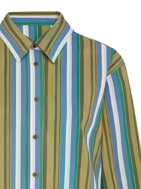 THE FRANKIE SHOP Striped Long Sleeve Shirt