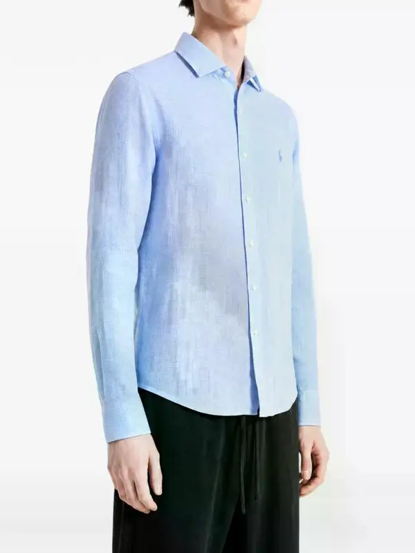 Polo Ralph Lauren Logo-embroidered Linen Shirt
