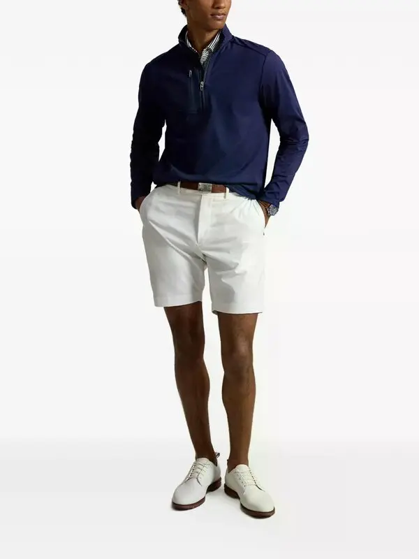 Rlx Ralph Lauren Navy Quarter-zip Sweatshirt