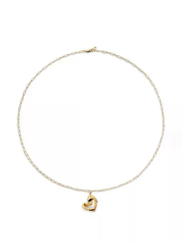 Monica Vinader Heart Pendant Necklace - Gold