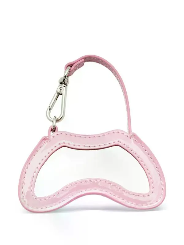 DIESEL® Patent Oval D Logo Bag Charm