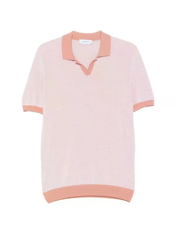 GRAN SASSO Fine-knit Short-sleeve T-shirt