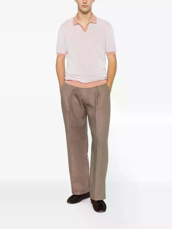 GRAN SASSO Fine-knit Short-sleeve T-shirt