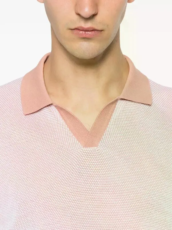 GRAN SASSO Fine-knit Short-sleeve T-shirt