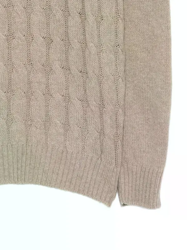 GRAN SASSO Cable-knit Wool Jumper
