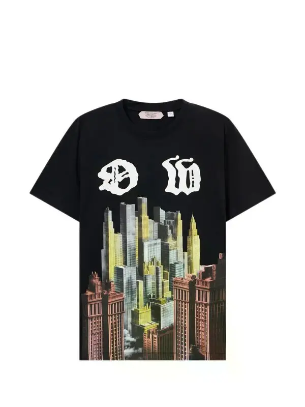 Off-White Graphic-print Palace T-shirt - Black