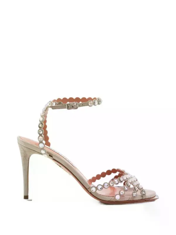 AQUAZZURA Tequila Heeled Sandals - Neutrals
