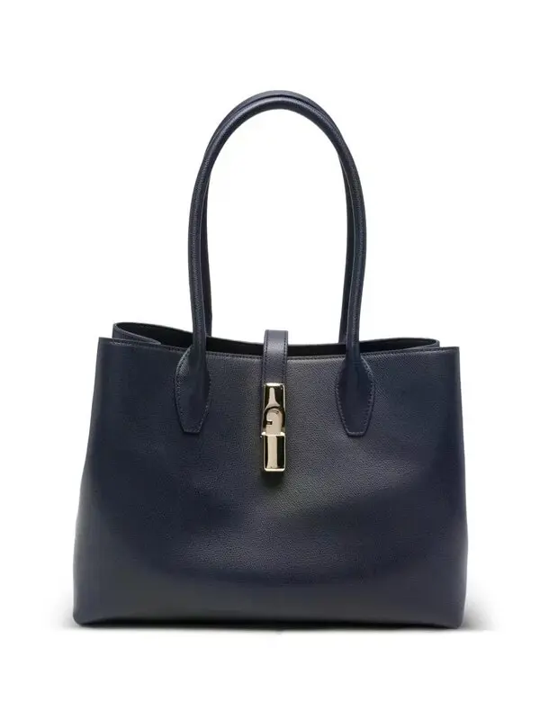 Furla Goccia Grained-leather Tote Bag