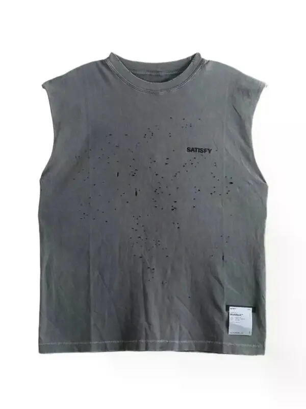 Satisfy Mothtech™ Distressed Vest - Black