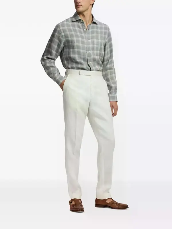 Ralph Lauren Purple Label Plaid Twill Shirt