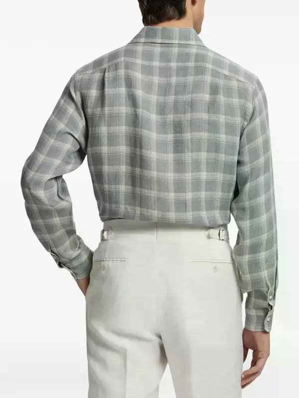Ralph Lauren Purple Label Plaid Twill Shirt