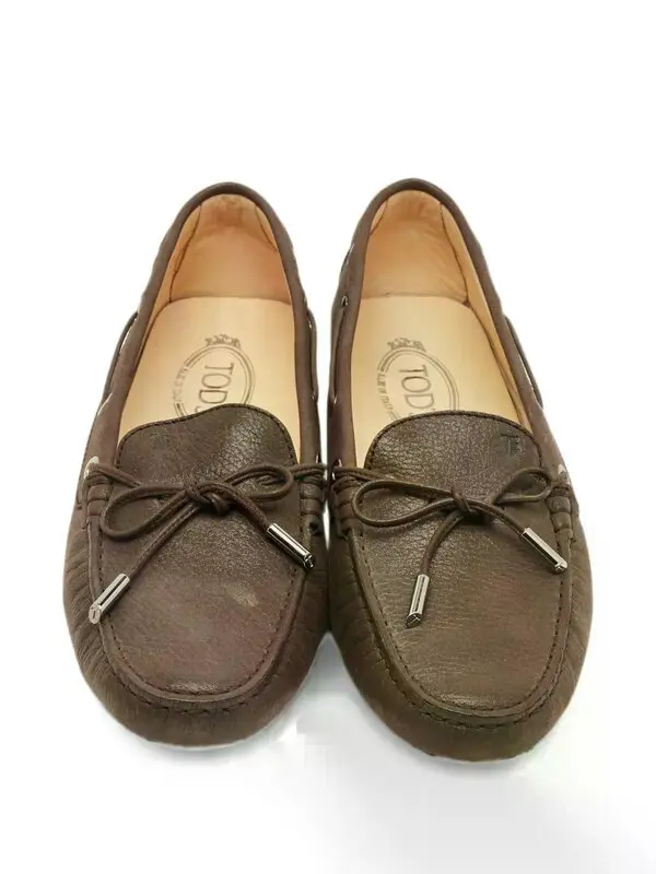 TOD'S Leather Slip-on Loafers