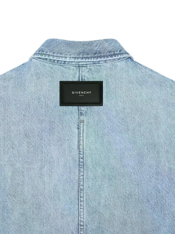 Givenchy Couture Seam Shirt In Light Denim - Blue