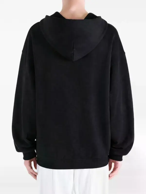 Balenciaga Graphic Print Zip-up Hoodie