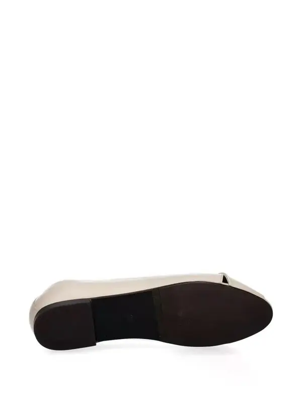 BILLI BI Crossover Peep-toe Ballet Flats