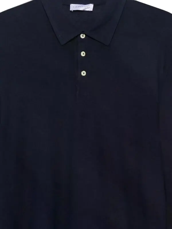 GRAN SASSO Long-sleeve Polo Shirt