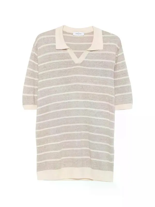 GRAN SASSO Striped Short-sleeve T-shirt