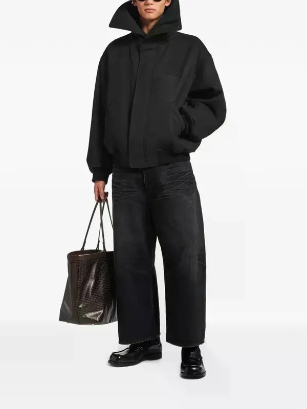 Balenciaga Faded Effect Distressed Finish Jeans