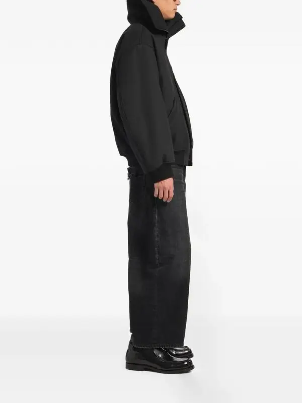 Balenciaga Faded Effect Distressed Finish Jeans