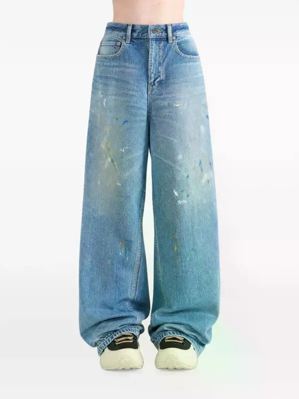 Balenciaga Jackie Capri Distressed Jeans