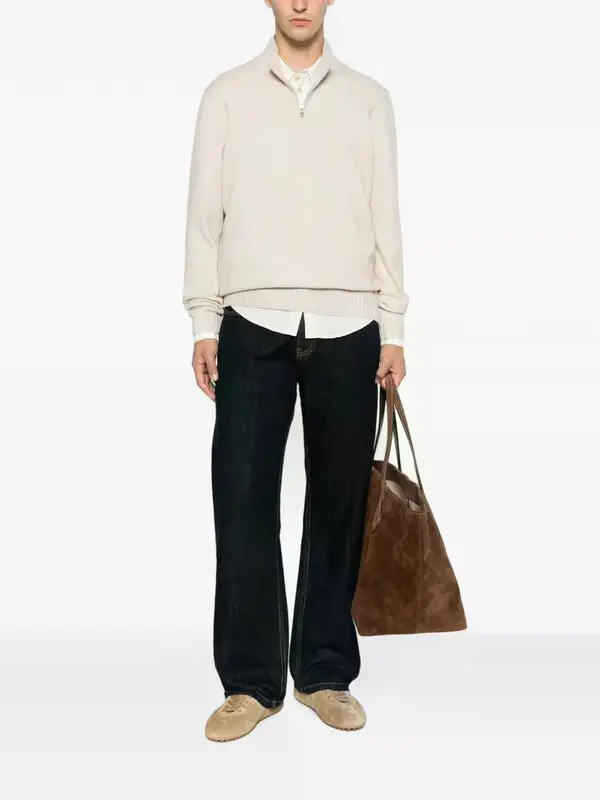 GRAN SASSO Half-zip Wool Sweater