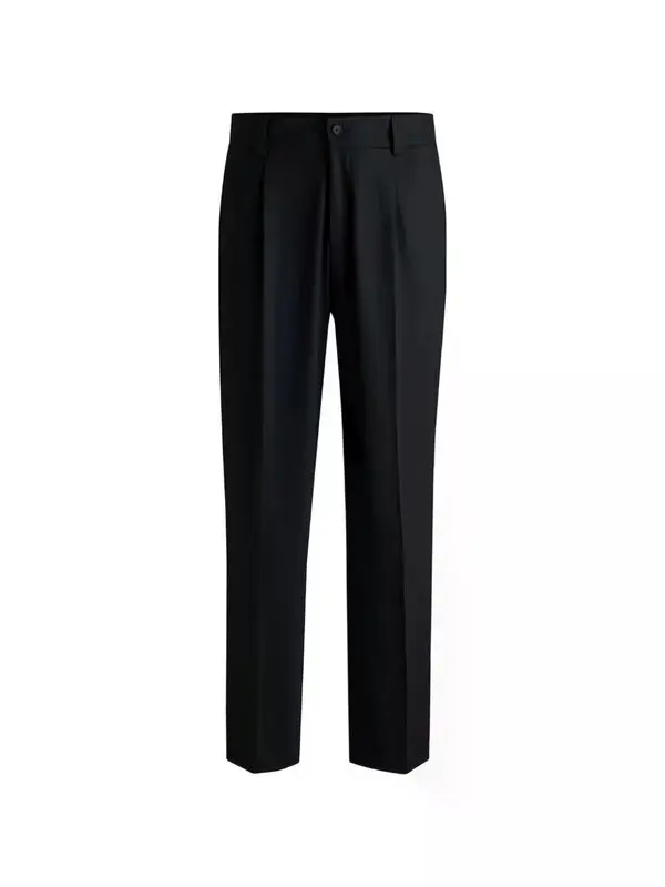 Hugo Pleated Straight-leg Trousers