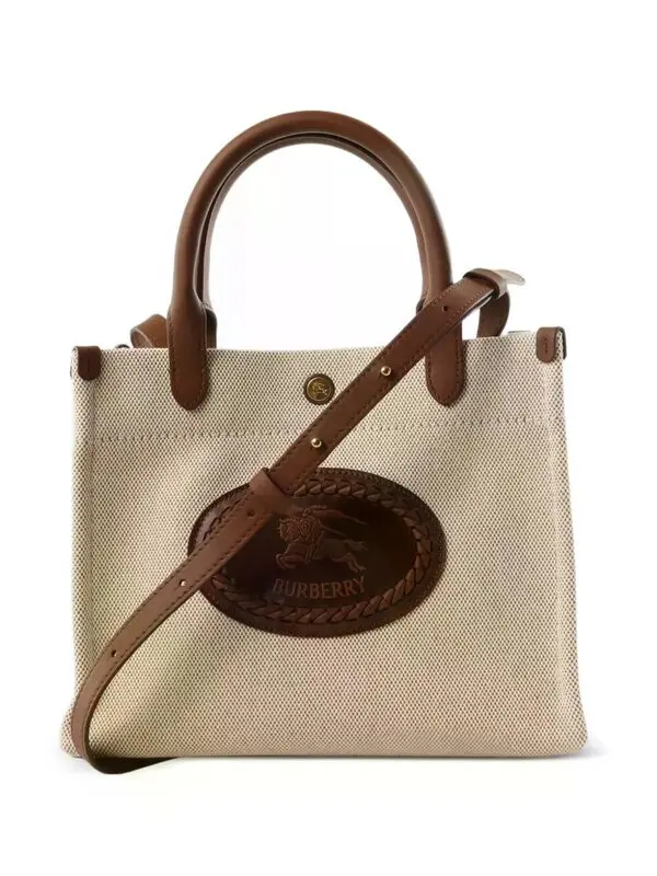 Burberry Mini Clovelly Tote Bag - Neutrals