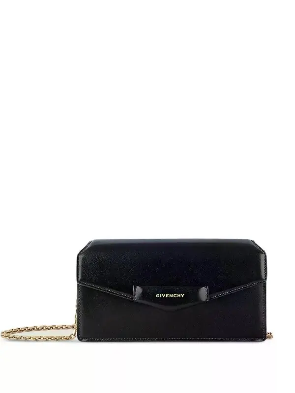 Givenchy Antigona Logo-print Chain-strap Crossbody Bag - Black