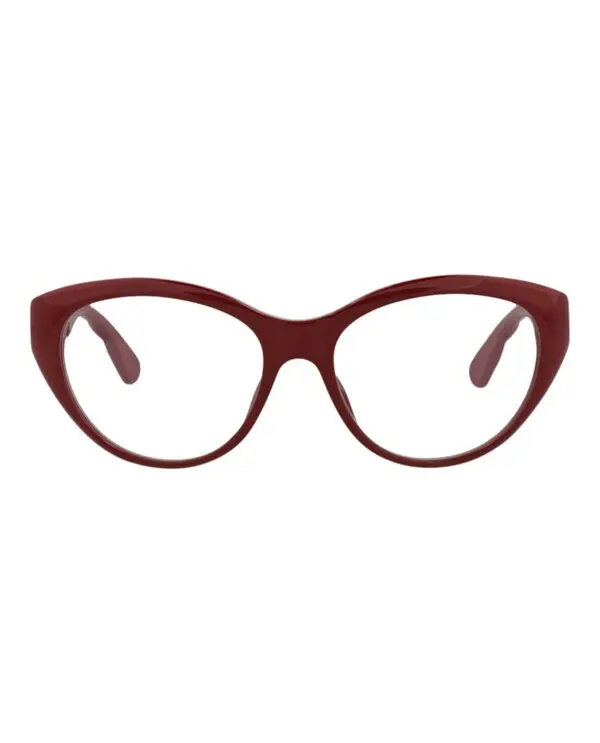 Gucci Cat Eyeframe Acetate Optical Frames Burgundy Burgundy Transparent