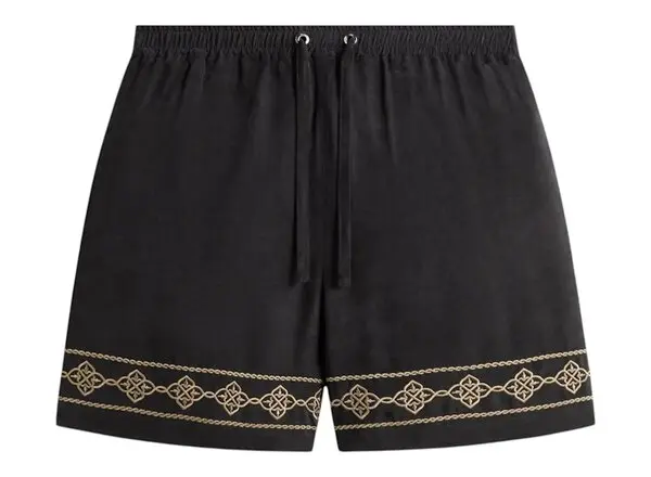 Kith Cupro Linen Cedar Short