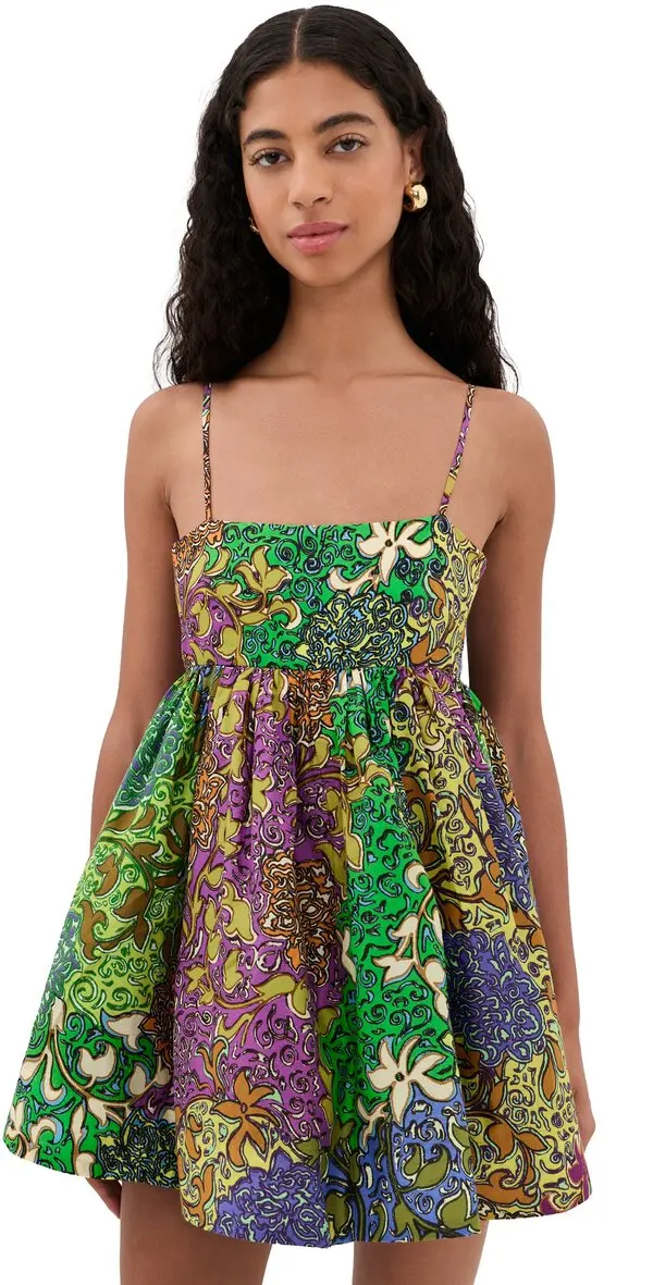 ALEMAIS Marnie Mini Dress With Floral Print And Cut-out Detail - Multi