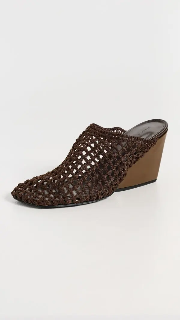 Proenza Schouler Slant Crochet Mules