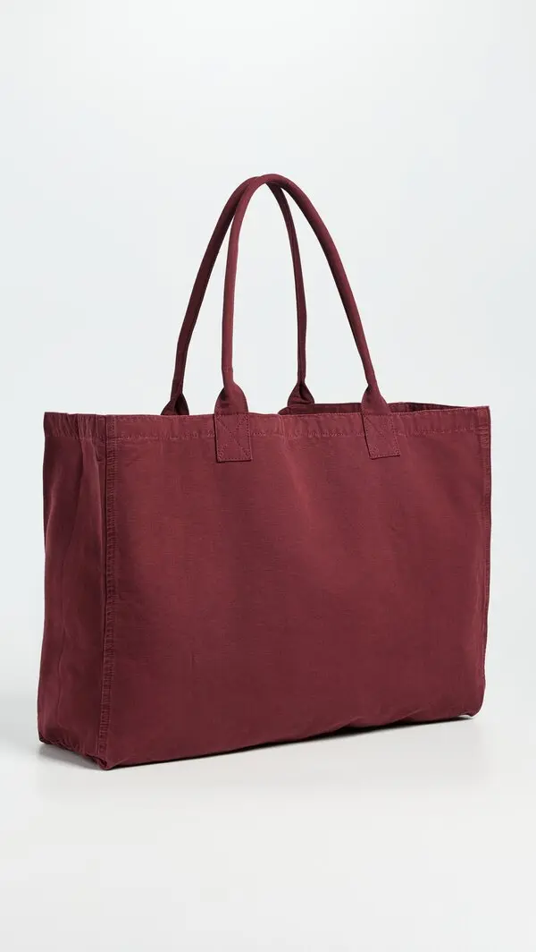 ANINE BING Leo Canvas Collegiate Tote Bag