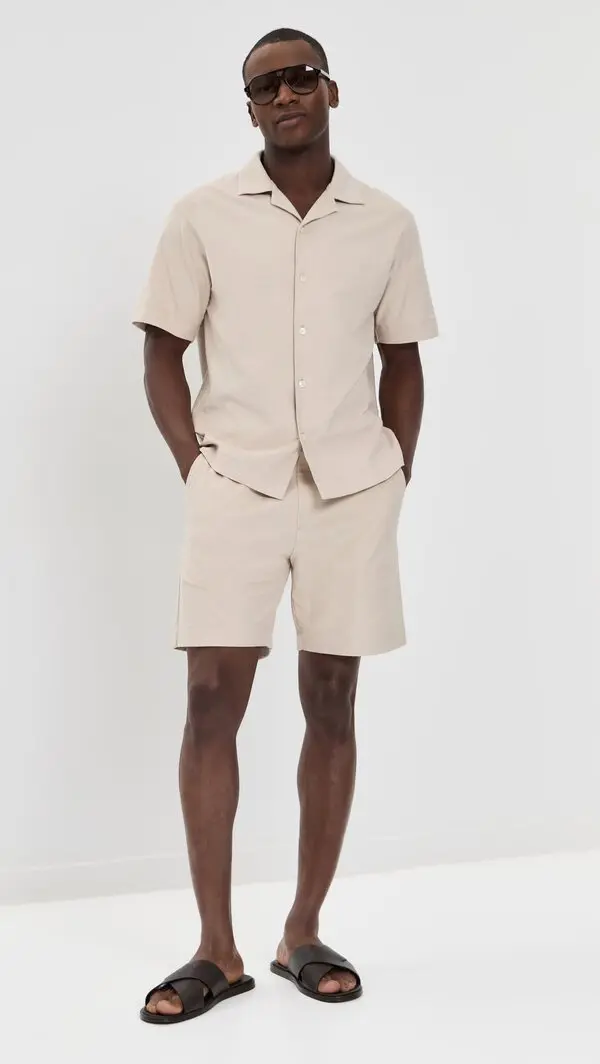 Theory Soft Terry Drawstring Shorts
