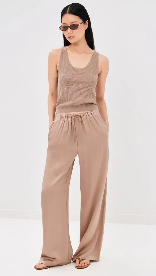 Sablyn Silk Gemma Pull On Straight Leg Pants