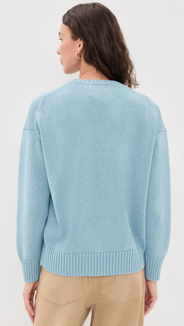 Polo Ralph Lauren Cotton Bear Long Sleeve Crew Neck Pullover