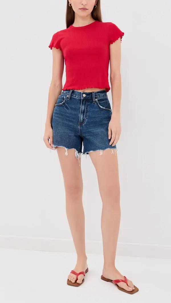 DAZE Crossroads Loose Denim Shorts