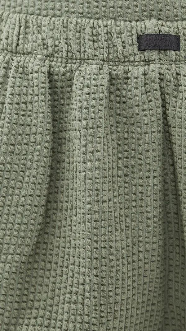 Lunya Cotton Seersucker Shorts