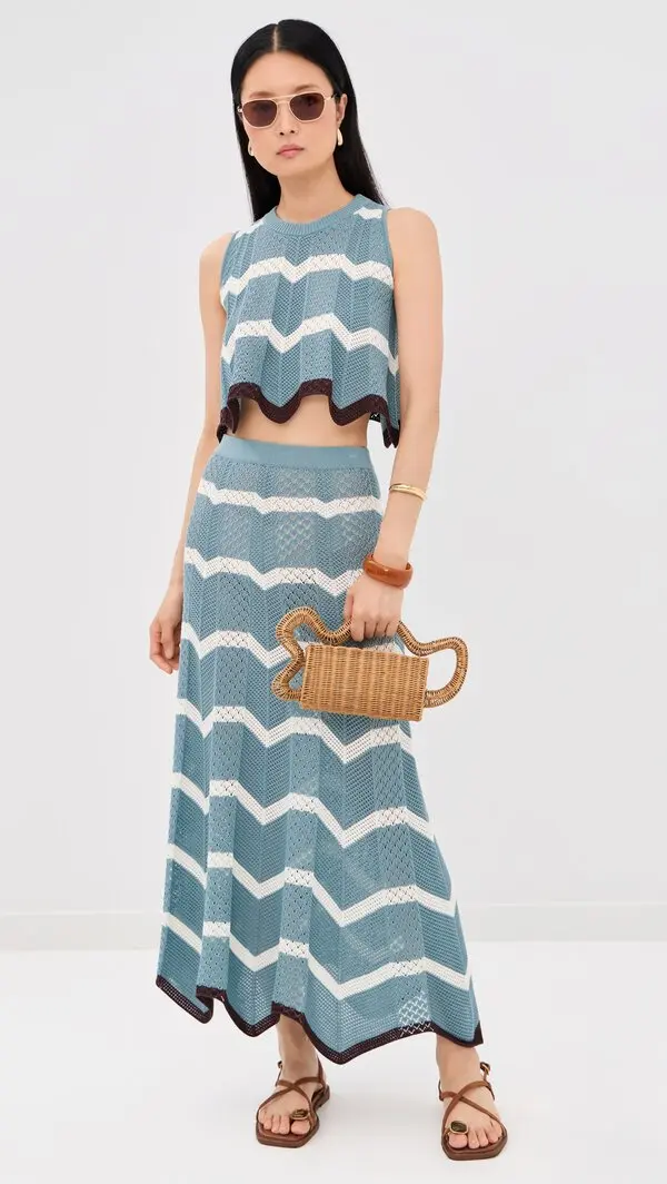 La DoubleJ Chevron Top