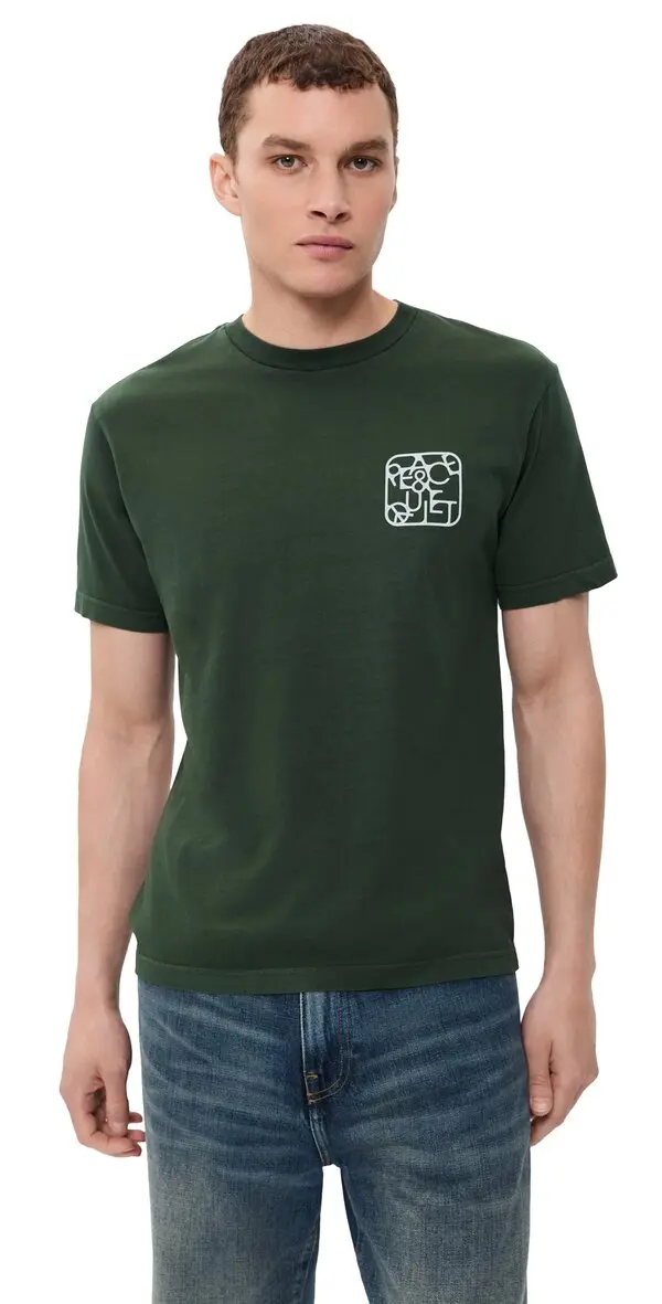 MUSEUM OF PEACE & QUIET Scramble T-shirt - Forest