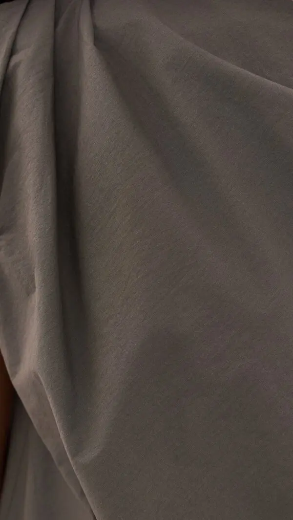 Ba&sh Omar Top Asymmetrical Neckline With Ruched Shoulders