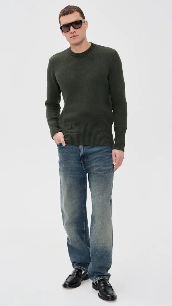 MAISON MARGIELA Double Hem Crewneck Sweater