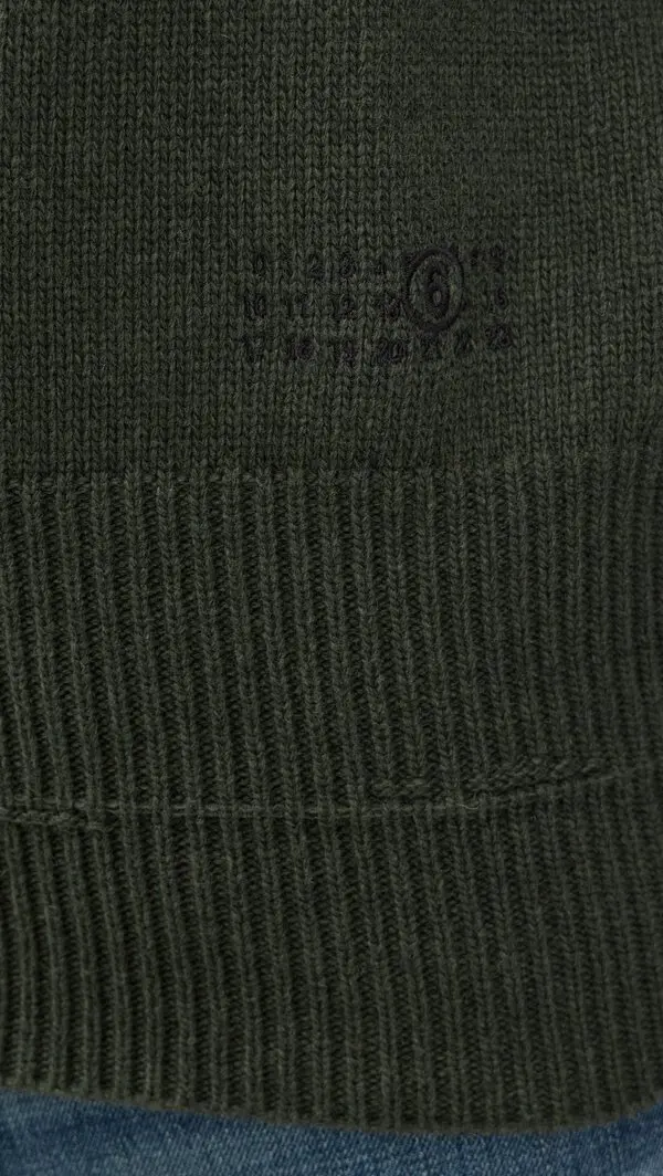 MAISON MARGIELA Double Hem Crewneck Sweater