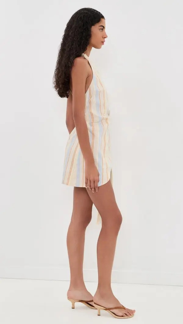 SIR. Pernille Wrap Halter Mini Dress