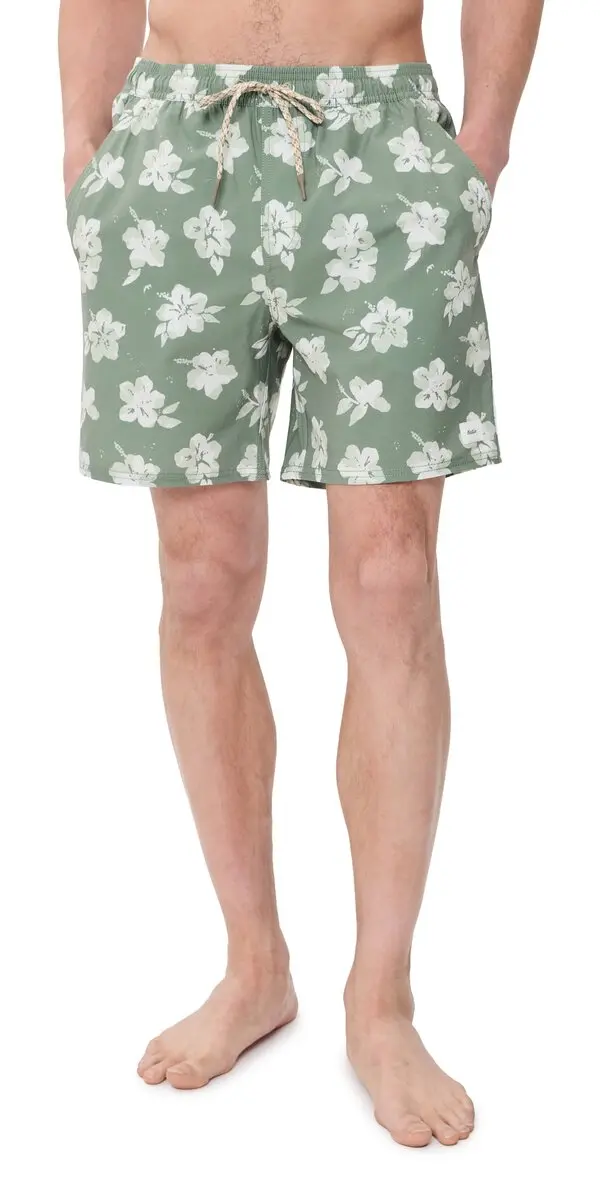 KATIN Stamps Volley Swim Trunks 7